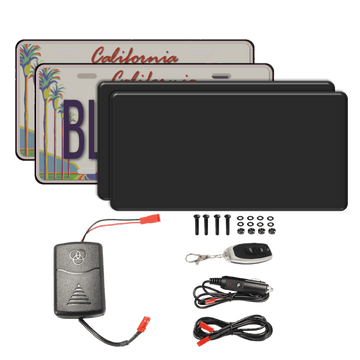 Blackout plate and Vanish plate: License plate covers for all vehicles ...