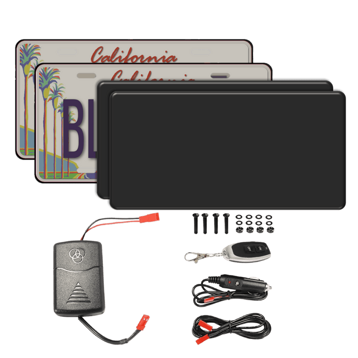 Blackout plate and Vanish plate: License plate covers for all vehicles ...