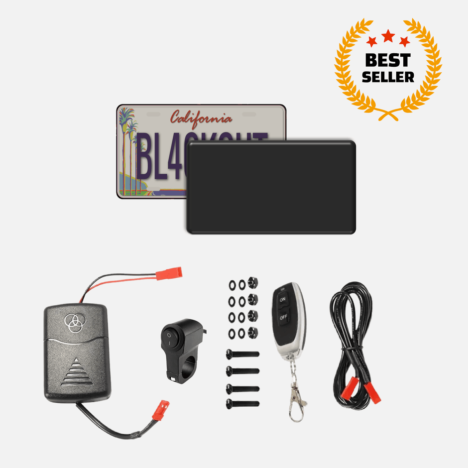 Blackout plate and Vanish plate: License plate covers for all vehicles ...