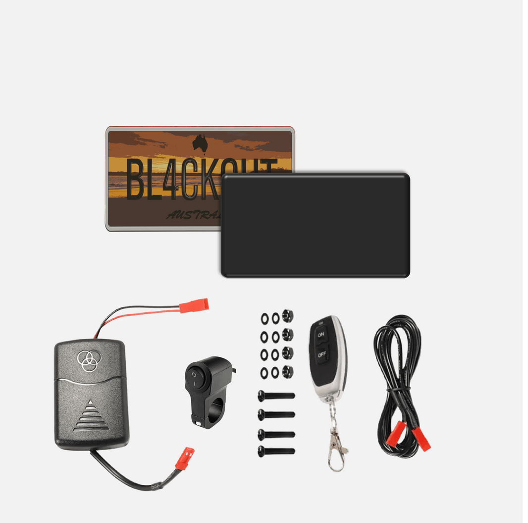 Blackout plate and Vanish plate: License plate covers for all vehicles ...