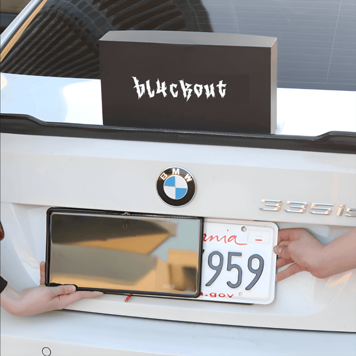 Vanish Plate & Blackout Plate for North America | License Plate Cover ...
