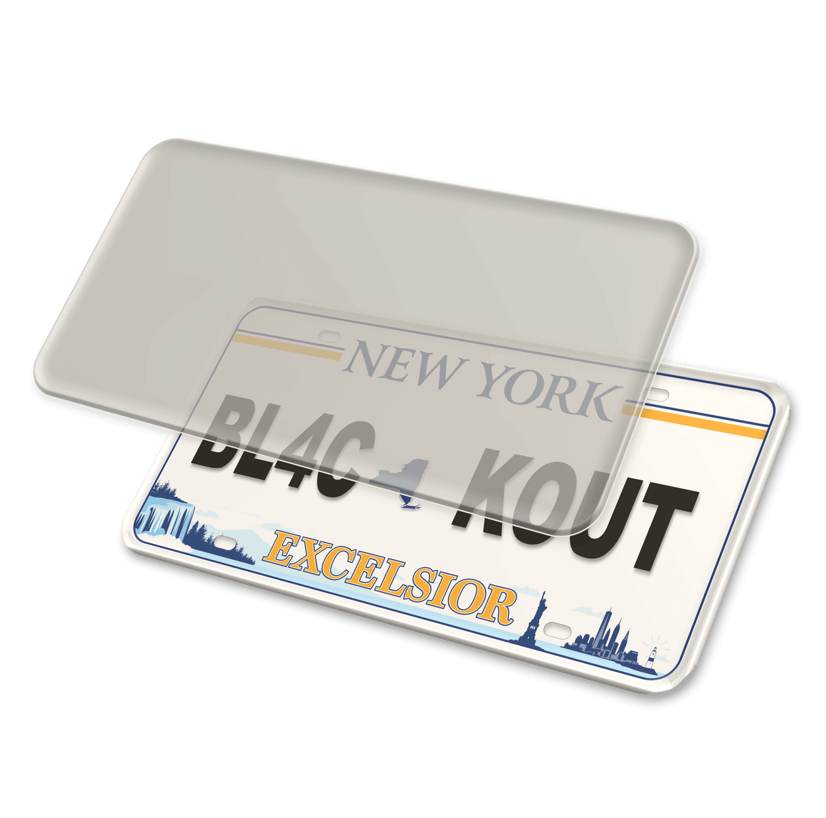 Vanish Plate & Blackout Plate for North America | License Plate Cover ...
